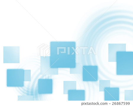 Abstract pattern ripple rectangle - Stock Illustration [26867599] - PIXTA