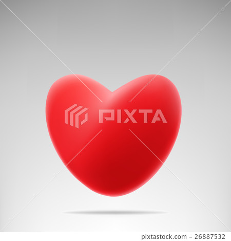red like heart - Stock Illustration [26887532] - PIXTA