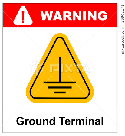Electrical grounding sign. - Stock Illustration [26902171] - PIXTA