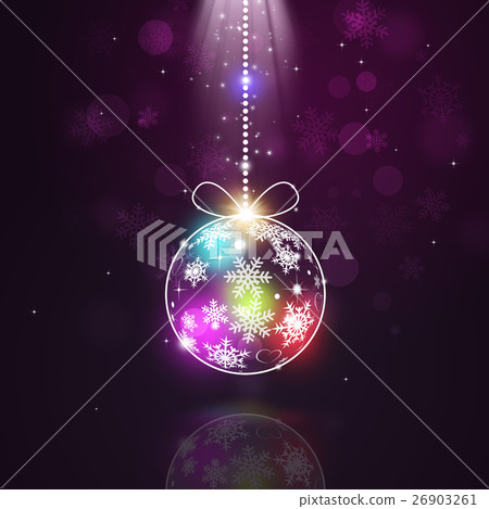 Christmas Multicolor Balls - Stock Illustration [26903261] - PIXTA