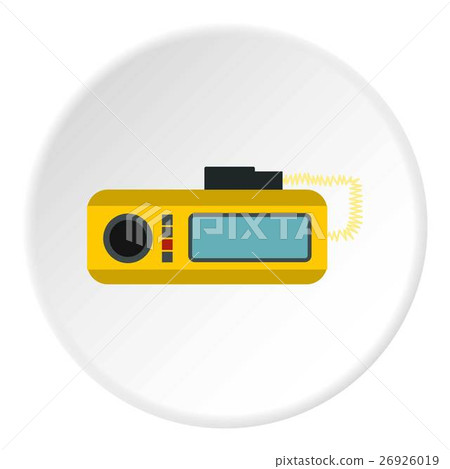 Radio taxi icon, flat style - Stock Illustration [26926019] - PIXTA