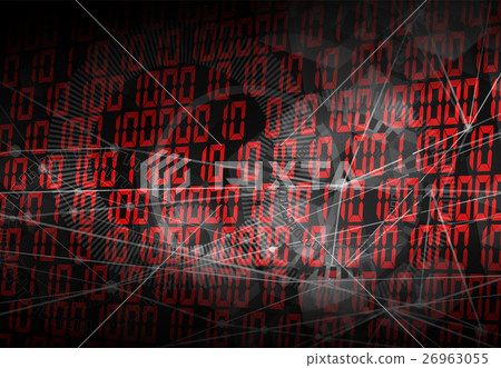 Digital background material - red - Stock Illustration [26963055] - PIXTA