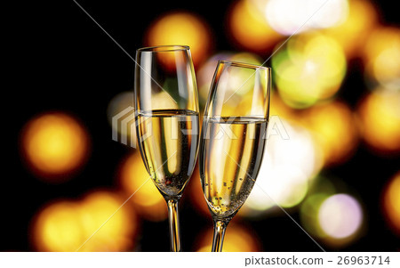 A toast with champagne - Stock Photo [26963714] - PIXTA