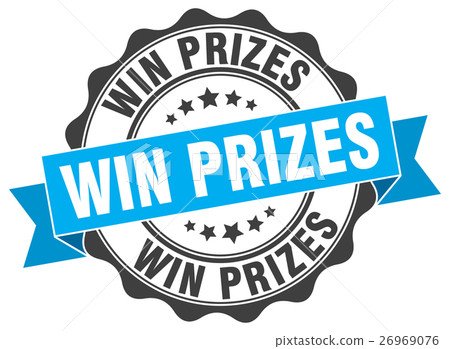 win prizes stamp. sign. seal - Stock Illustration [26969076] - PIXTA