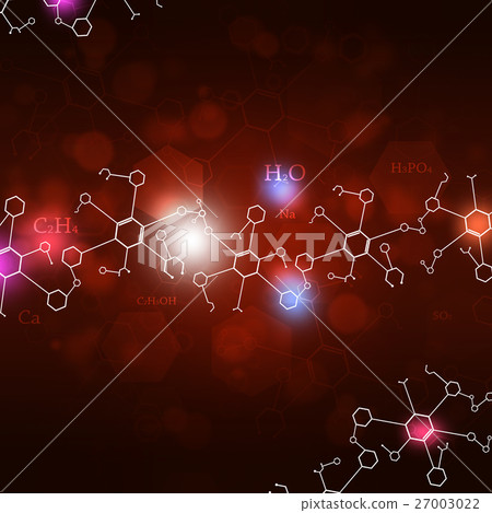 Abstract Science Red Background - Stock Illustration [27003022] - PIXTA