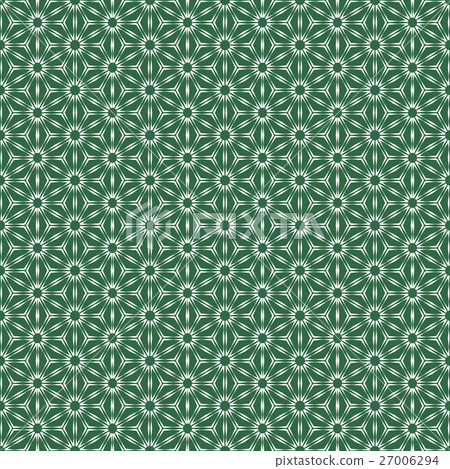 Japanese pattern hemp leaf pattern - Stock Illustration [27006294] - PIXTA