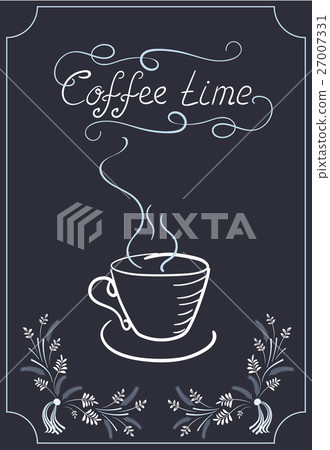 Design signboard for cafe with coffee cup - Stock Illustration ...