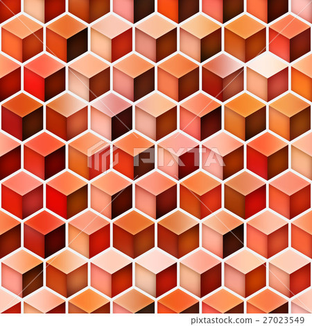 Gradient Cubes Tiling. Seamless Multicolor Pattern - Stock Illustration ...