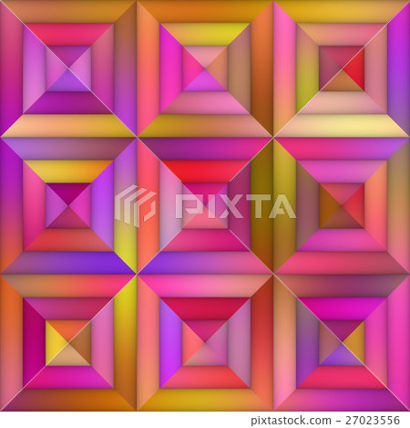 Gradient Tiling Geometric Grid. Seamless - Stock Illustration [27023556 ...