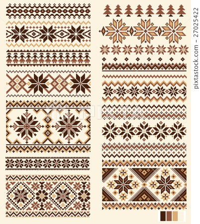 Nordic pattern, - Stock Illustration [27025422] - PIXTA