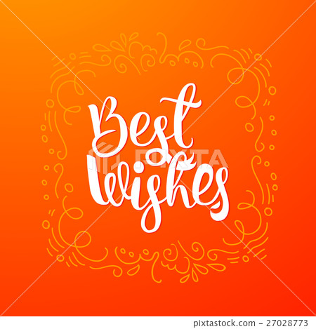 Best wishes quote banner - Stock Illustration [27028773] - PIXTA