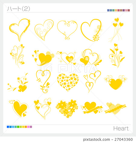 Heart symbol mark icon - Stock Illustration [27043360] - PIXTA