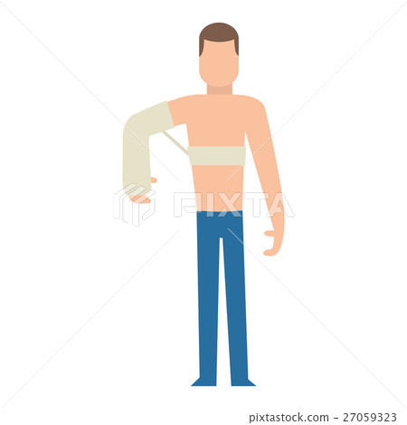 Trauma accident and human body safety vector - Stock Illustration ...