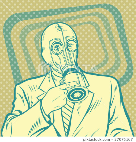 Retro Pointing Man