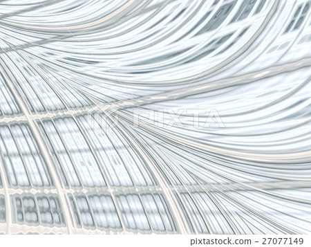 Grid and waves - abstract digitally generated - Stock Illustration ...