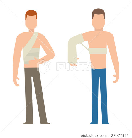 Trauma accident and human body safety vector - Stock Illustration ...
