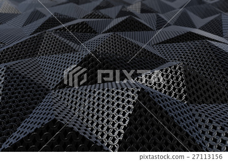 Metallic chain armor abstract geometric background - Stock Illustration ...