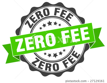 zero fee stamp. sign. seal - Stock Illustration [27129161] - PIXTA
