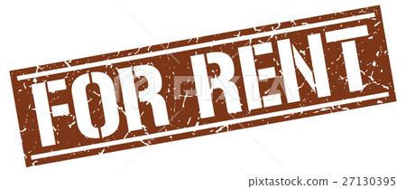 for rent square grunge stamp-插圖素材 [27130395] - PIXTA圖庫