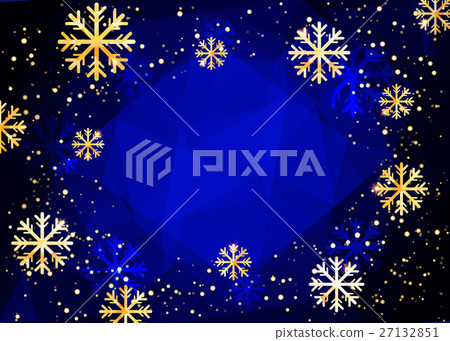 Abstract vector background with snowflakes. - Stock Illustration ...