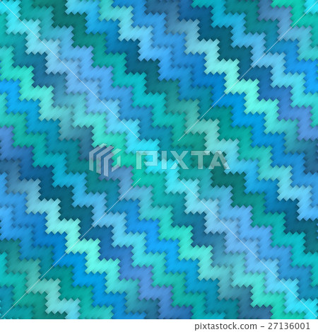 ZigZag Lines Gradient Tiling. Seamless Multicolor - Stock Illustration ...