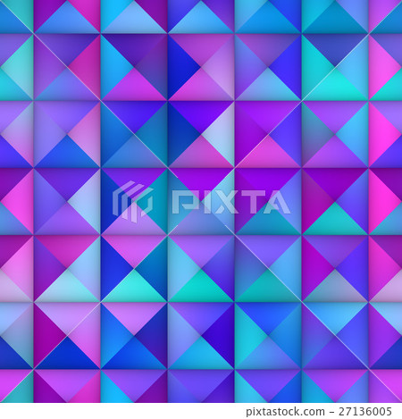 Gradient Tiling Geometric Grid. Seamless - Stock Illustration [27136005 ...