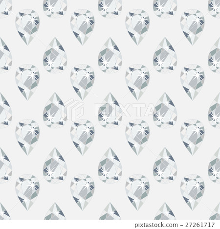 Seamless pattern with precious gem Diamond-插圖素材 [27261717] - PIXTA圖庫