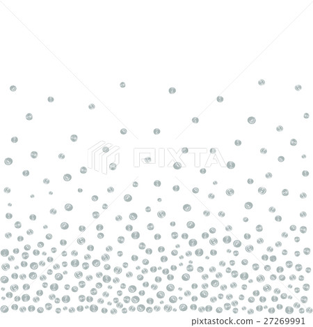 Random Falling Silver Dots Background - Stock Illustration [27269991 ...