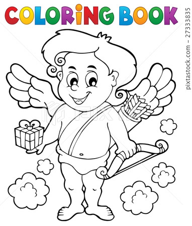 Coloring book with Cupid 9 - Stock Illustration [27333835] - PIXTA