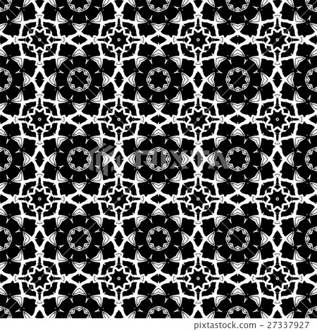Ornamental Seamless Line Pattern - Stock Illustration [27337927] - PIXTA