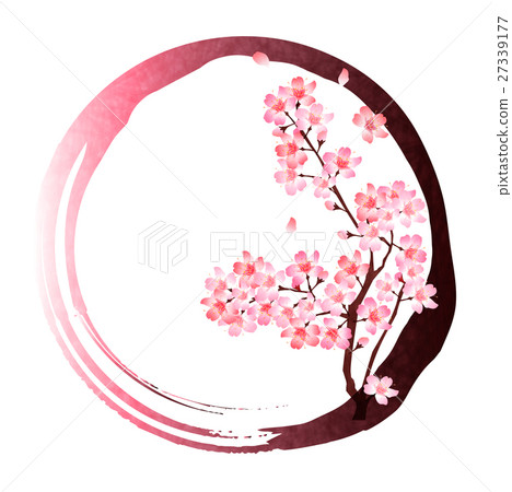 Sakura Spring circle icon - Stock Illustration [27339177] - PIXTA
