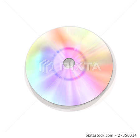 Rainbow-colored CD and DVD - Stock Illustration [27350314] - PIXTA