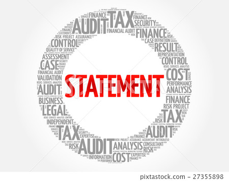 STATEMENT word cloud - Stock Illustration [27355898] - PIXTA