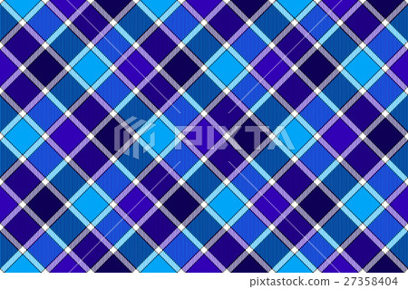 Blue diagonal check seamless background - Stock Illustration [27358404 ...