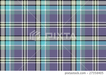 Blue gray check plaid pixeled seamless texture - Stock Illustration ...