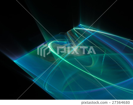 Abstract blue computer graphics background. - Stock Illustration ...