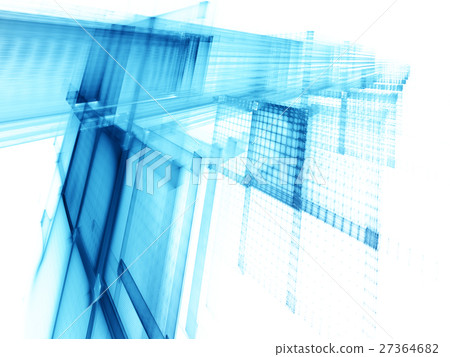 Abstract blue computer graphics background. - Stock Illustration ...