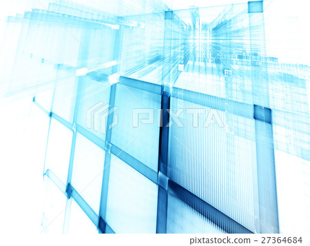 Abstract blue computer graphics background. - Stock Illustration ...