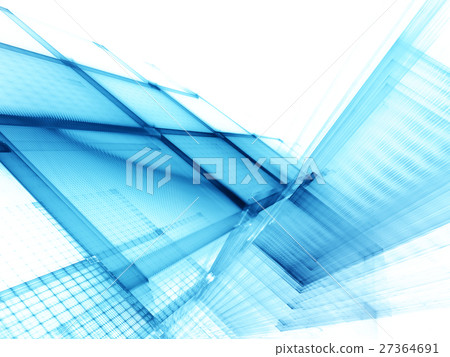 Abstract blue computer graphics background. - Stock Illustration ...
