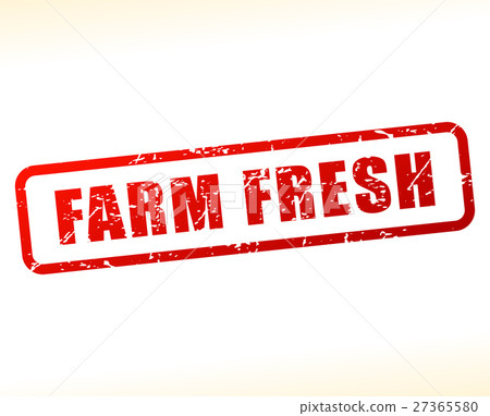 farm fresh text buffered - Stock Illustration [27365580] - PIXTA