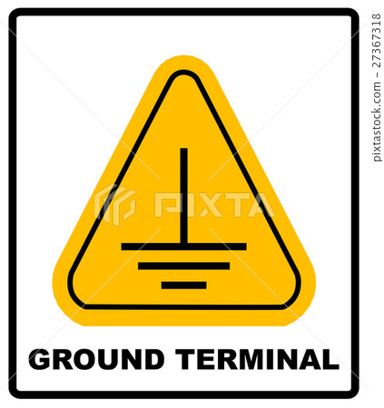 Electrical grounding sign. - Stock Illustration [27367318] - PIXTA