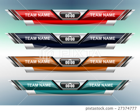 scoreboard sport design elements - Stock Illustration [27374777] - PIXTA