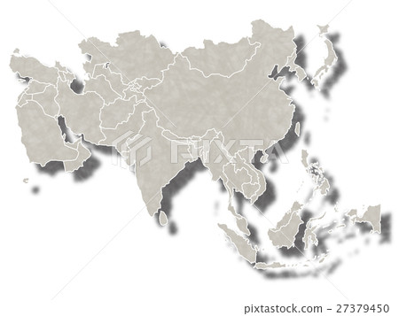 Asia map city icon - Stock Illustration [27379450] - PIXTA