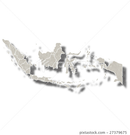 Indonesia Map city icon - Stock Illustration [27379675] - PIXTA
