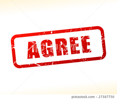 agree text buffered - Stock Illustration [27387750] - PIXTA