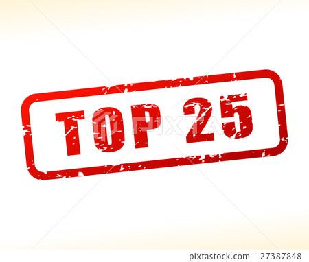 top twenty five text buffered - Stock Illustration [27387848] - PIXTA