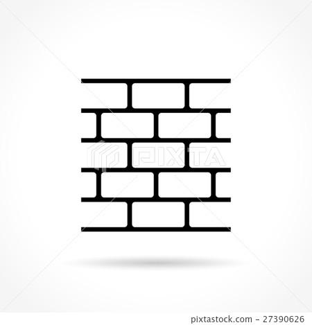 wall thin line icon - Stock Illustration [27390626] - PIXTA
