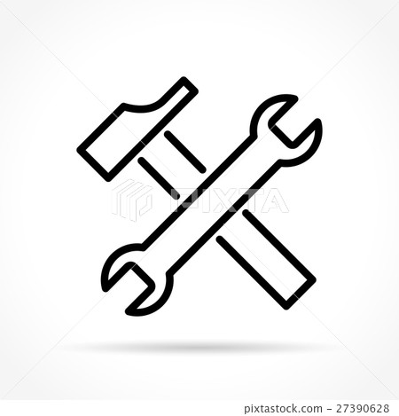 tools thin line icon - Stock Illustration [27390628] - PIXTA