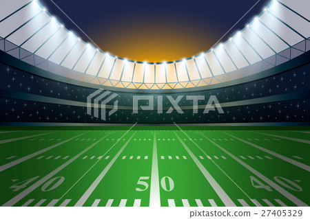 Nfl Football Field Background Vector