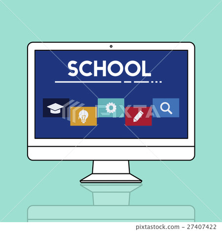 Education School Icon Boxes Concept - Stock Illustration [27407422] - PIXTA